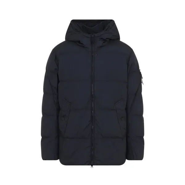 Stone Island Padded Quilted Jacket - Blue