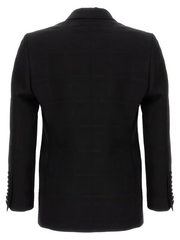 Etro Check Double-breasted Blazer