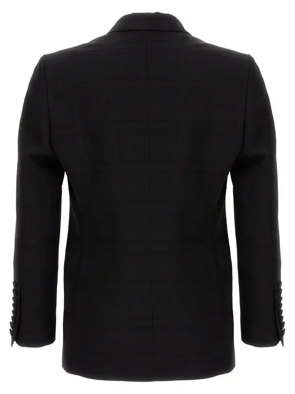 Etro Check Double-breasted Blazer