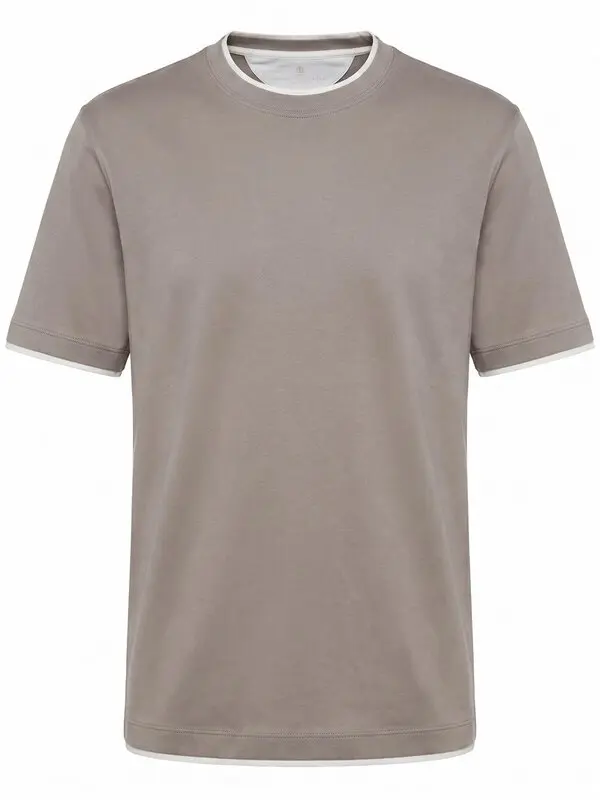 Brunello Cucinelli T-shirt With Faux-layering