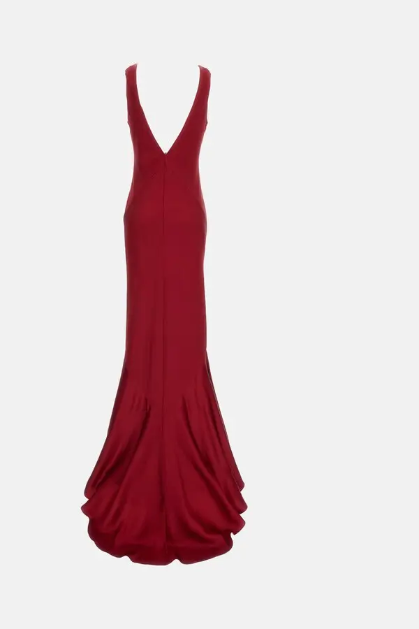 Max Mara Envers Satin Long Dress