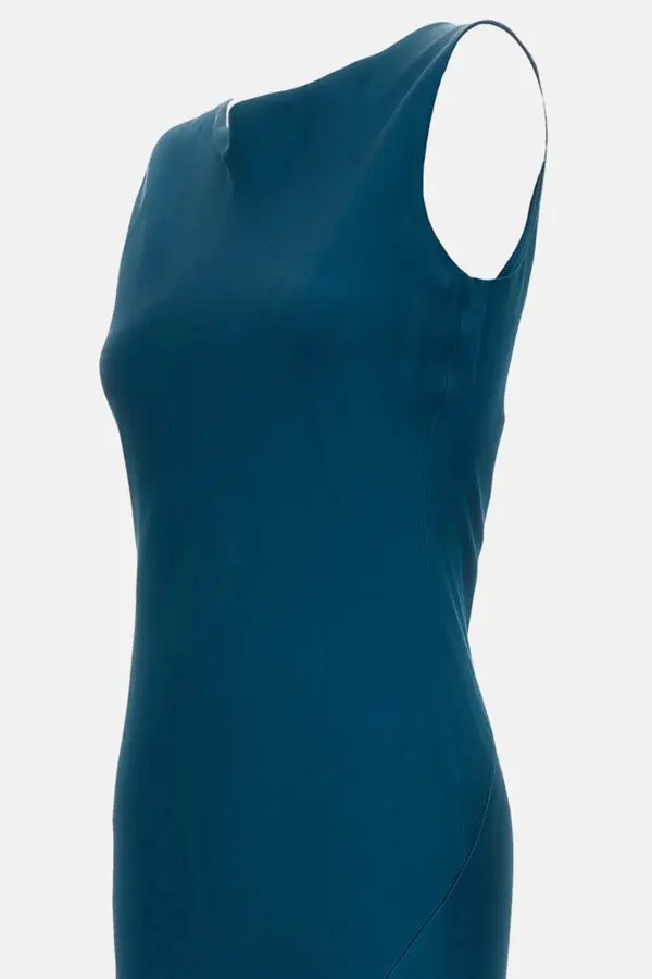Max Mara Envers Satin Long Dress