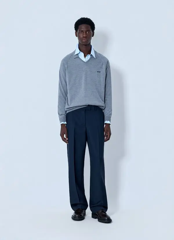 Miu Miu V-neck Knit Sweater