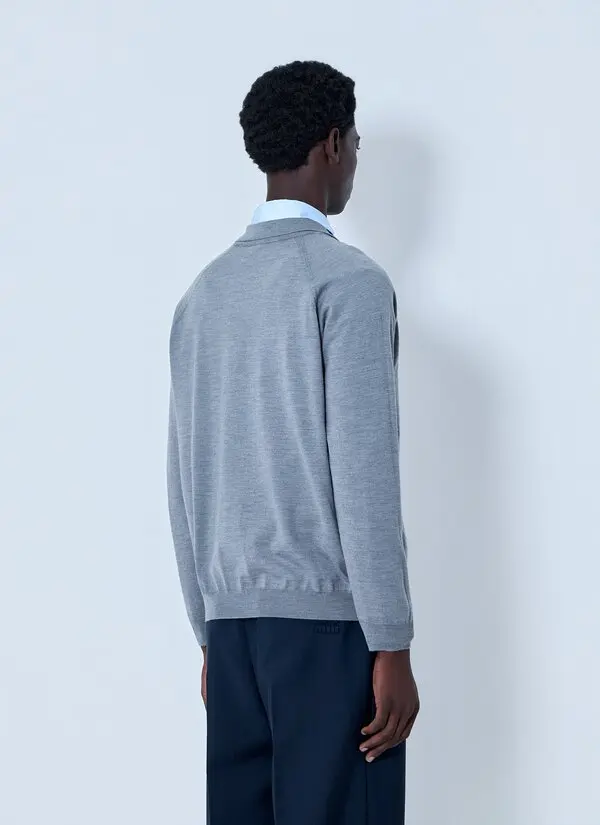 Miu Miu V-neck Knit Sweater