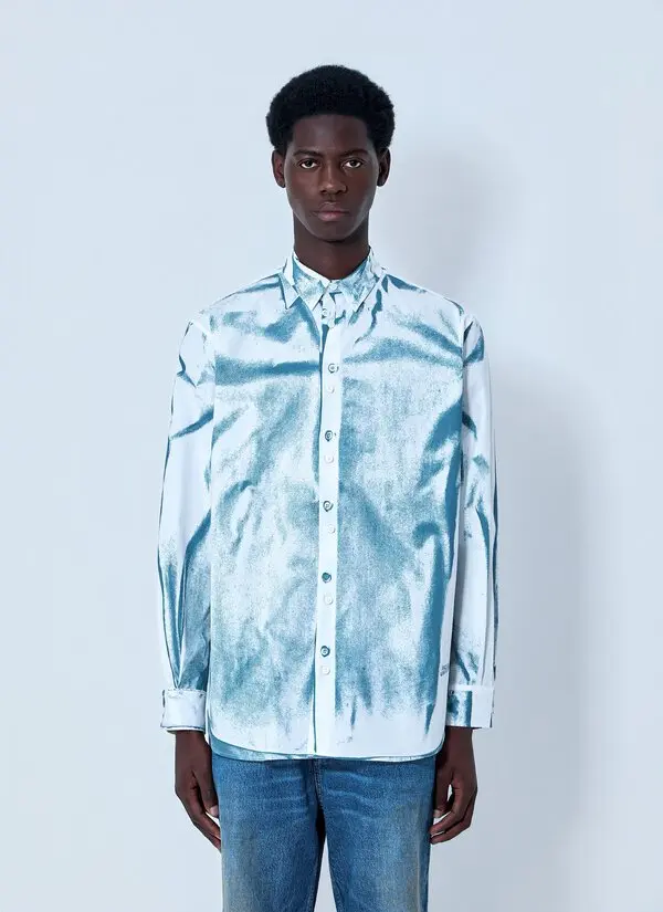 JEAN PAUL GAULTIER Abstract Print Button-down Shirt