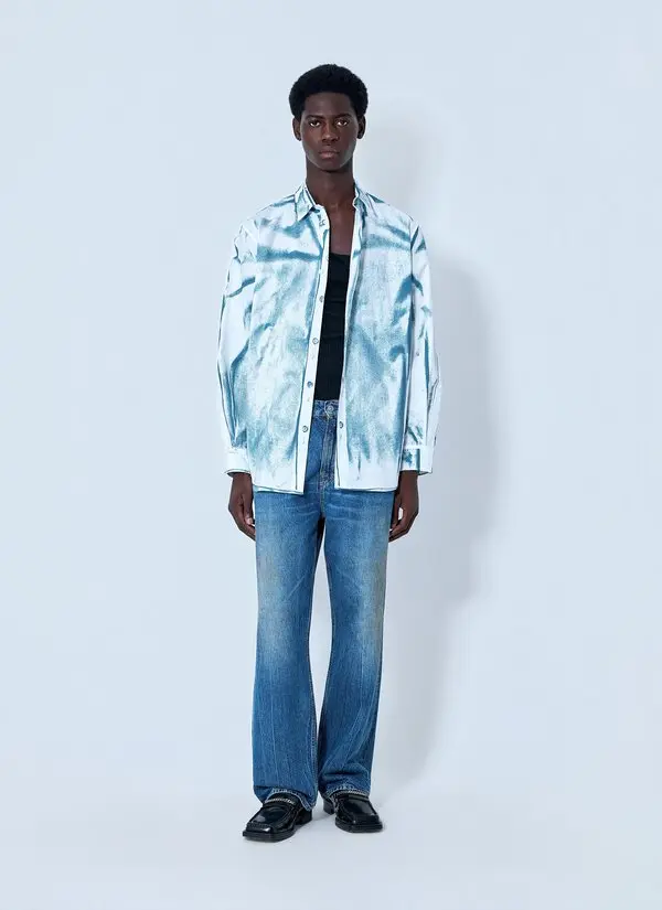 JEAN PAUL GAULTIER Abstract Print Button-down Shirt