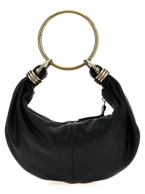 Chloé Bracelet Hobo Piccola' Handbag - Black