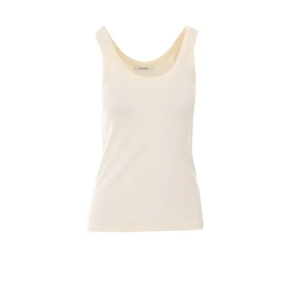 LEMAIRE Rib Tank Top - White