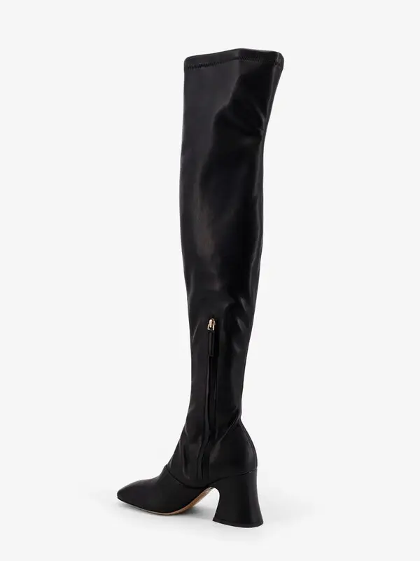 Chloé Janis Over The Knee Leather Boots - Black