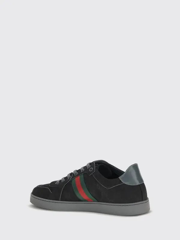 Gucci Stretch Gg Monogram Jacquard Sneakers With Striped Detail