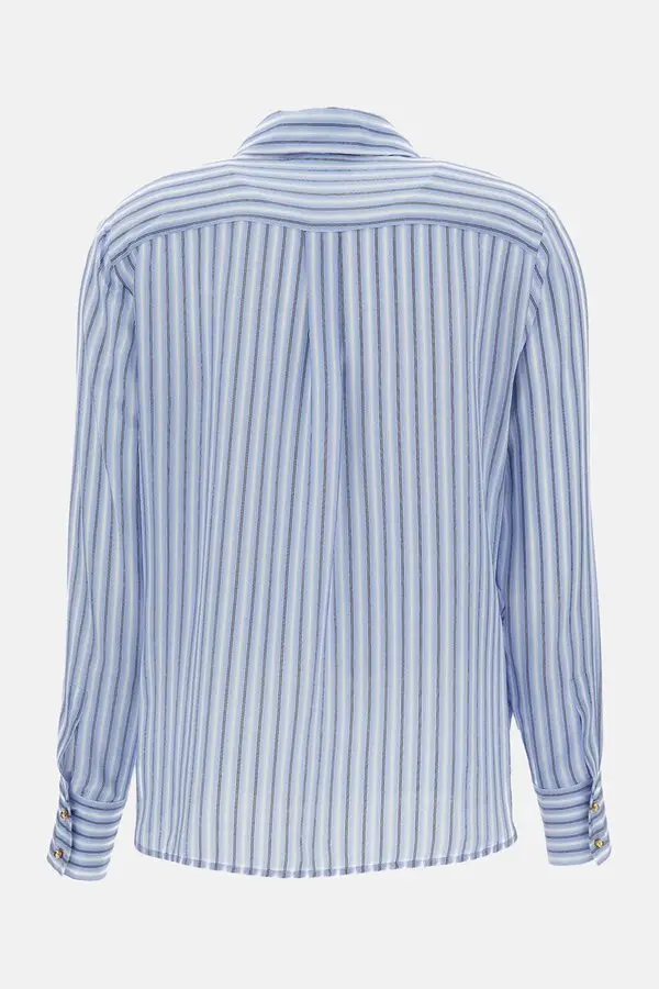 Max Mara Striped Silk Shirt