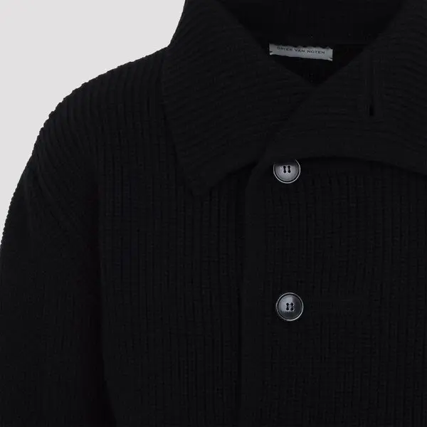 Dries Van Noten Marino Cardigan - Black