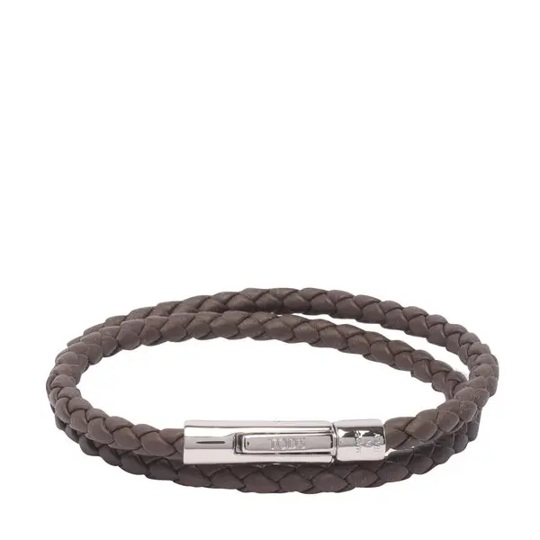 TOD'S Mycolors Leather Bracelet - Brown
