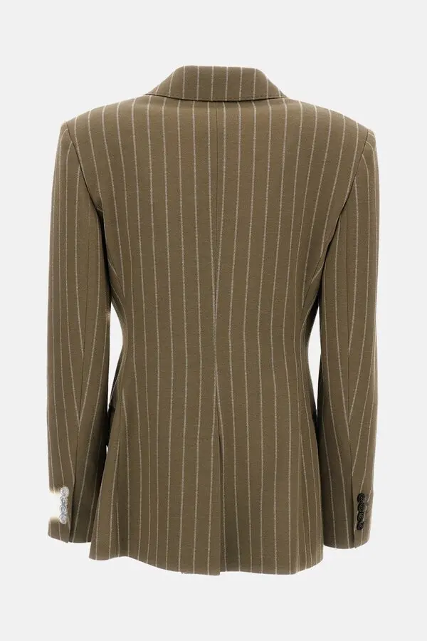 Max Mara Pinstripe Double-breasted Blazer