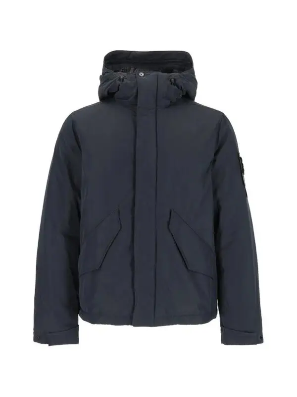Stone Island Matte Micro Rep Jacket - Blue