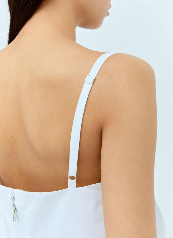 Sportmax Cropped Poplin Top