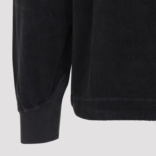 Stone Island Ribbed Cotton Sweatshirt - Gray