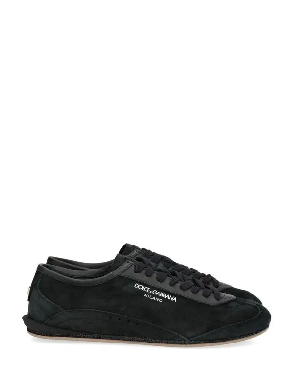 Dolce & Gabbana Lipari Suede Sneakers - Black