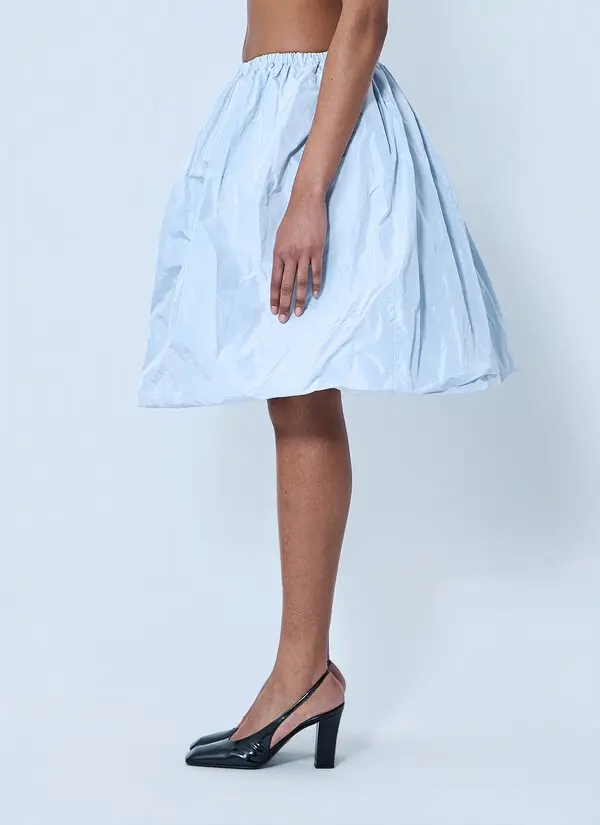 Prada Balloon Skirt In Structured Fabric