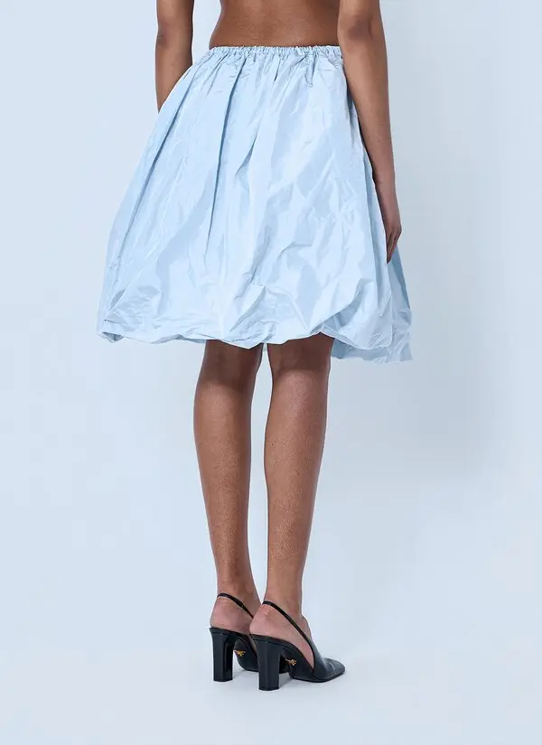 Prada Balloon Skirt In Structured Fabric