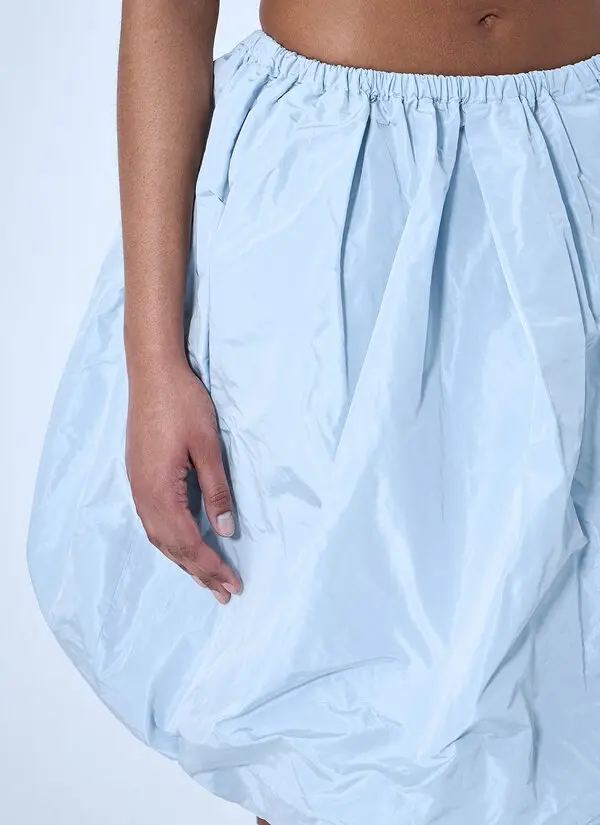 Prada Balloon Skirt In Structured Fabric