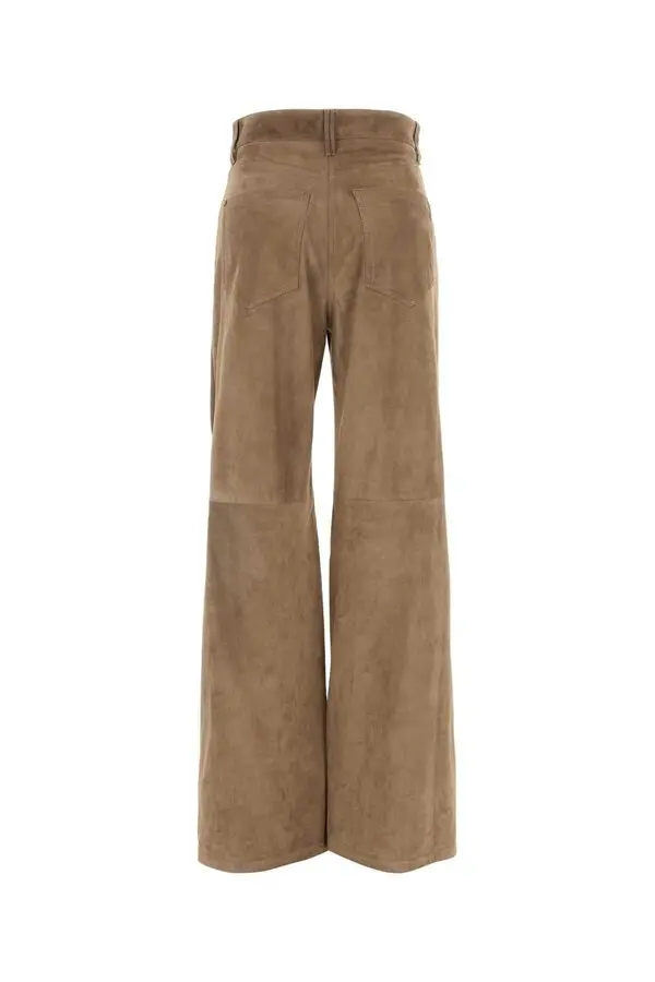 Brunello Cucinelli Biscuit Suede Pant