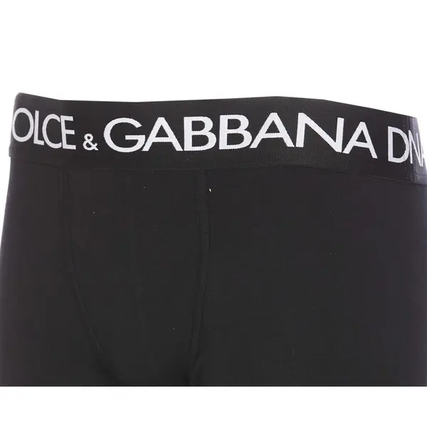 Dolce & Gabbana Logo Boxer 2 Pack - Black