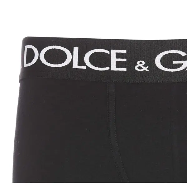 Dolce & Gabbana Logo Boxer 2 Pack - Black