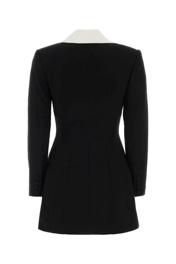 SELF-PORTRAIT Black Tailored Blazer Mini Dress