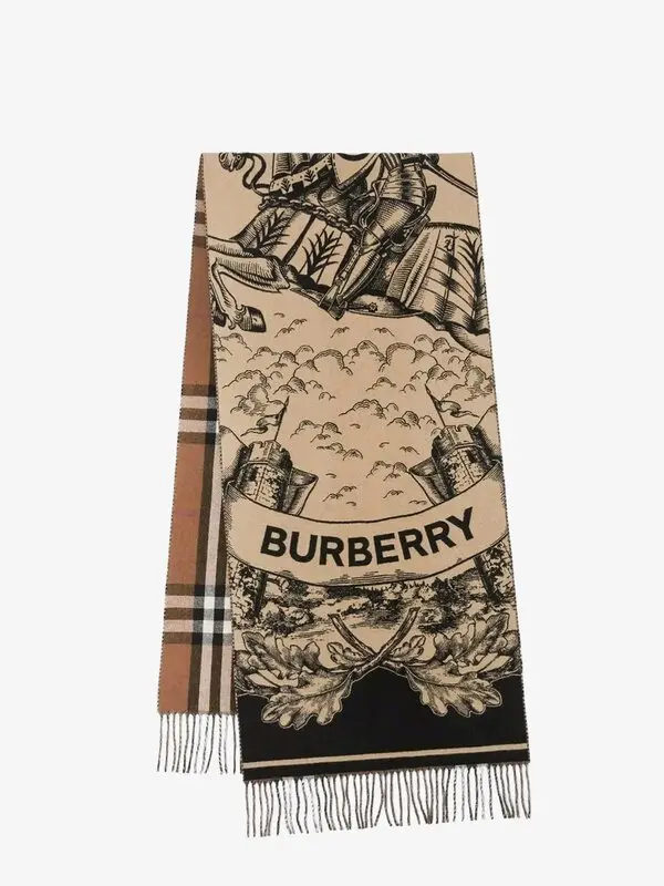 Burberry Gallant Knight Cashmere Scarf
