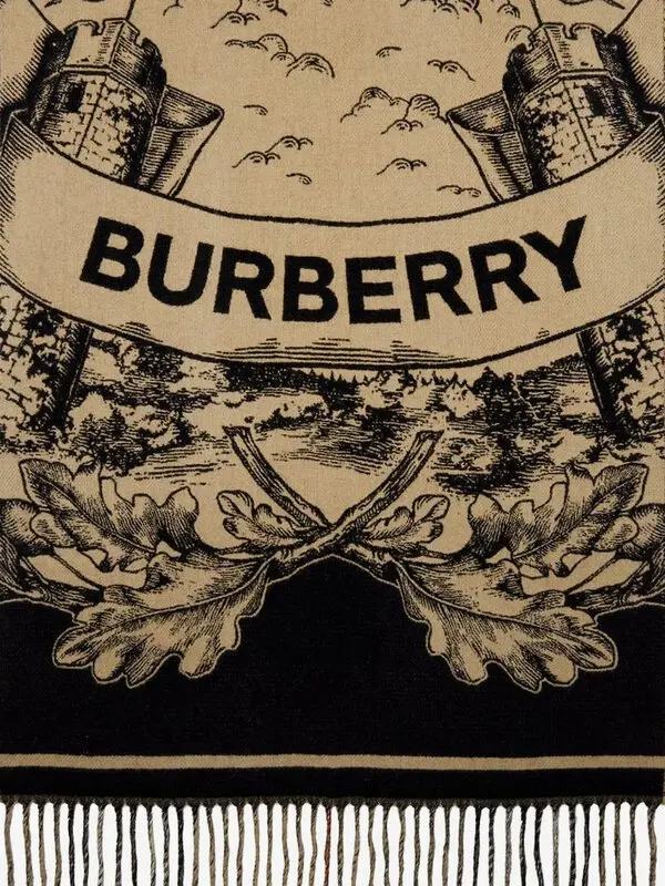 Burberry Gallant Knight Cashmere Scarf