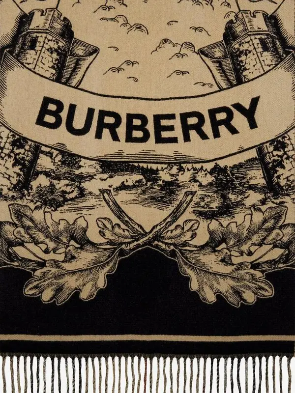 Burberry Gallant Knight Cashmere Scarf