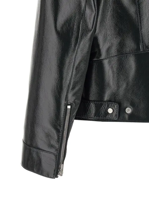 Fendi Leather Biker Blouson