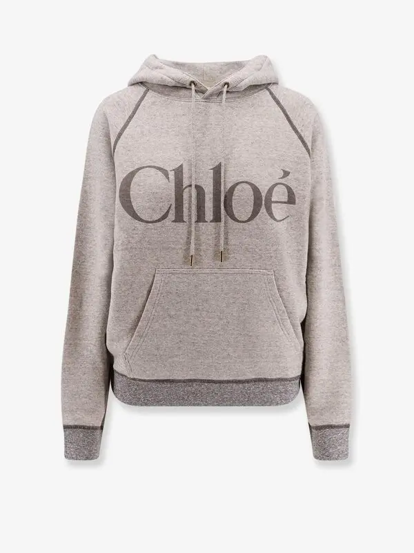 Chloé Cotton Blend Sweatshirt - Multicolor