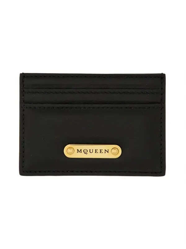Alexander McQueen Leather Card Holder
