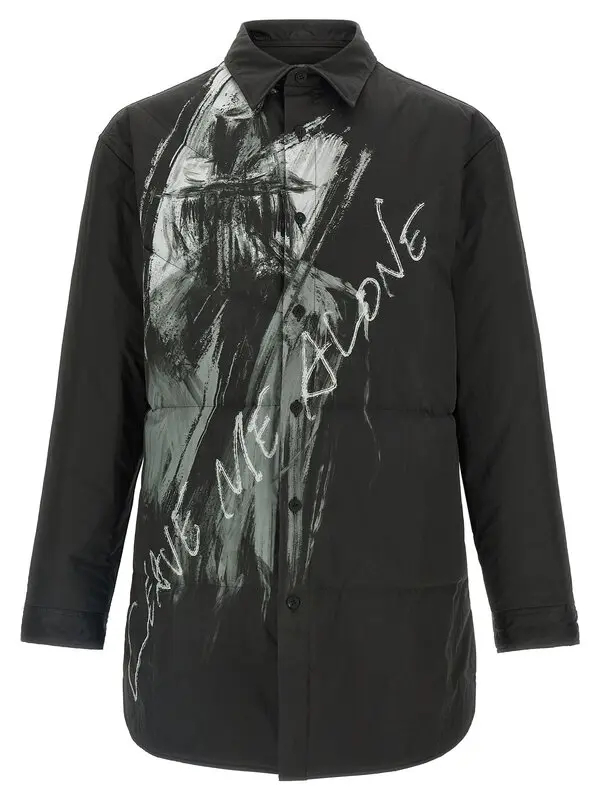 Yohji Yamamoto Padded Overshirt - Black
