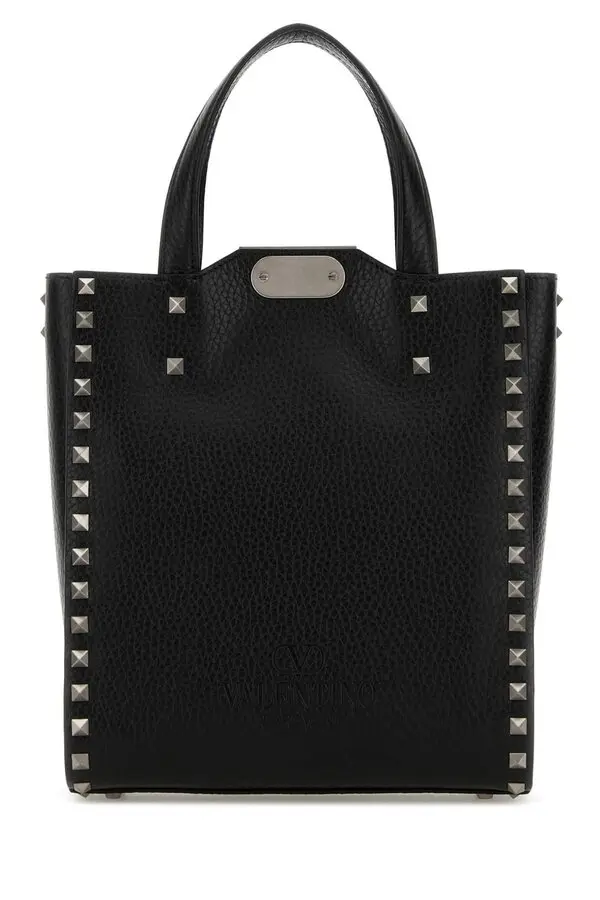 Valentino Garavani Leather Rockstud Handbag