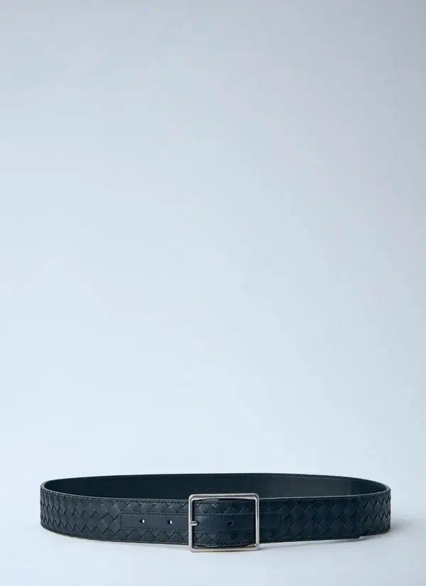 Bottega Veneta Intrecciato Leather Belt
