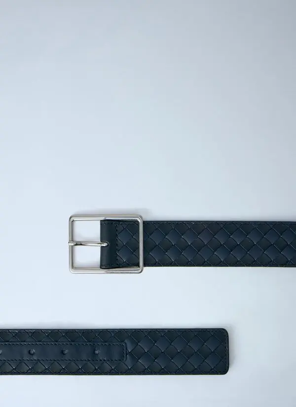 Bottega Veneta Intrecciato Leather Belt