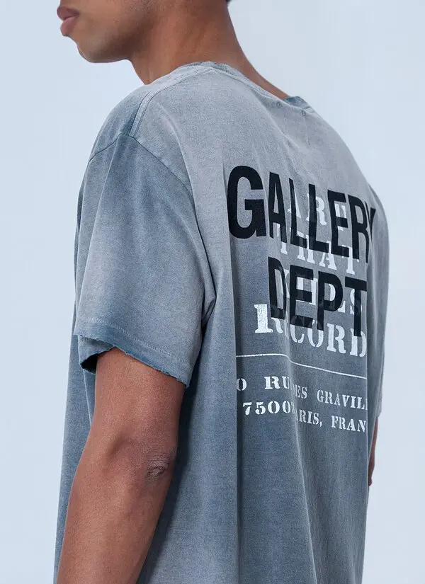 GALLERY DEPT. Crewneck Distressed T-shirt