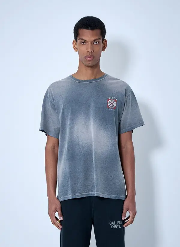 GALLERY DEPT. Crewneck Distressed T-shirt - Gray