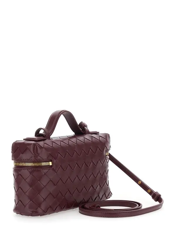 Bottega Veneta Intreccio Suede Crossbody Bag - Multicolor