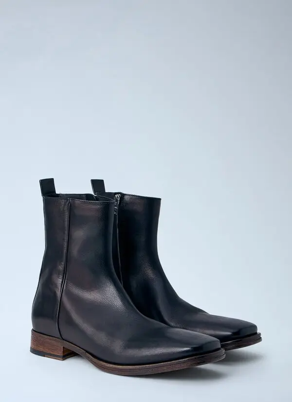 Acne Studios Leather Ankle Boots