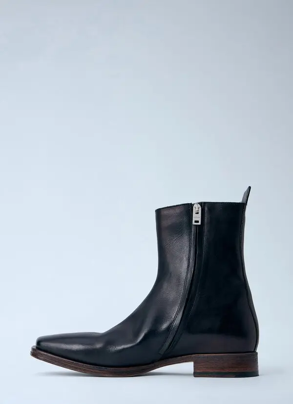 Acne Studios Leather Ankle Boots