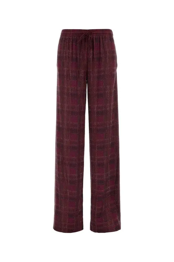 ERMANO SCERVINO Ermanno Scervino Printed Silk Pant