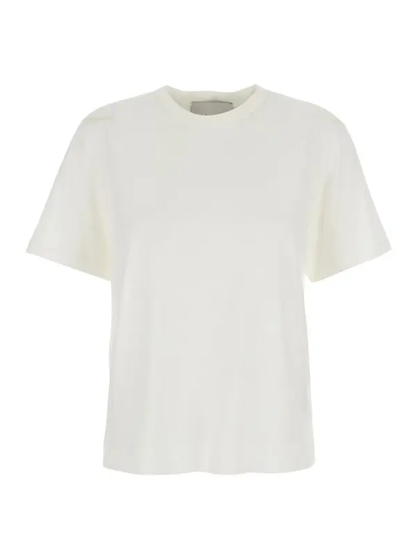 AMI Paris Cotton T-shirt With De Coeur Patch - Multicolor