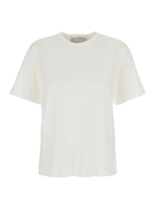 AMI Paris Cotton T-shirt With De Coeur Patch - Multicolor