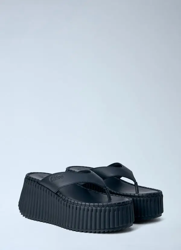 Chloé Nama Wedge Sandals