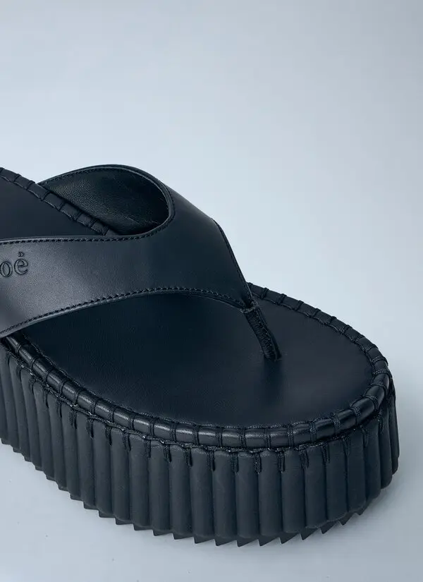 Chloé Nama Wedge Sandals