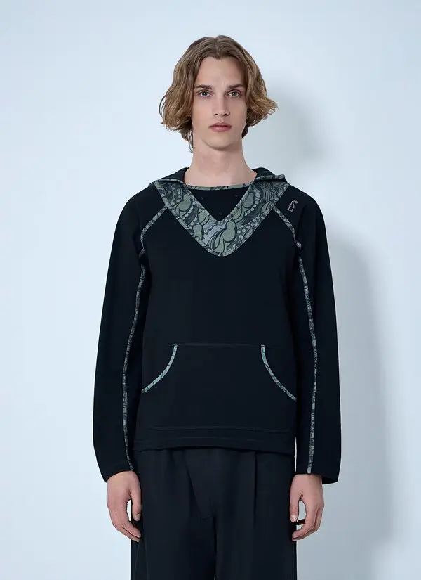 KIKO KOSTADINOV Gizi Hooded Top - Black